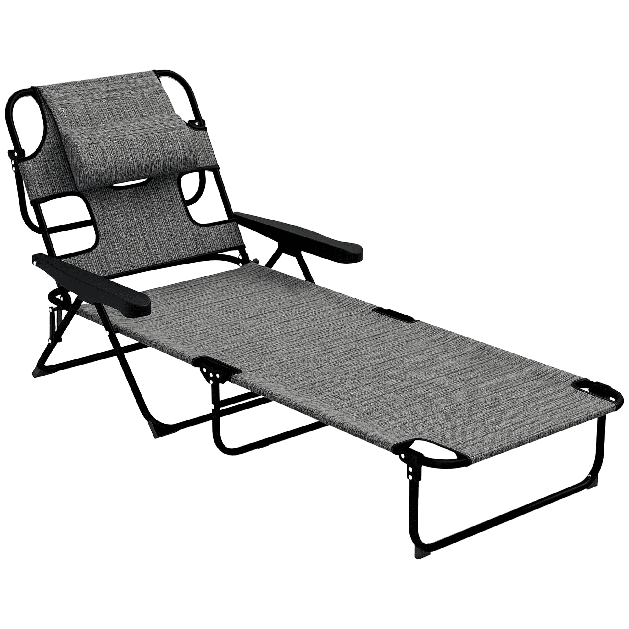 Click here for Outsunny Folding Lounge Chair W/ Reclining Back  T... prices