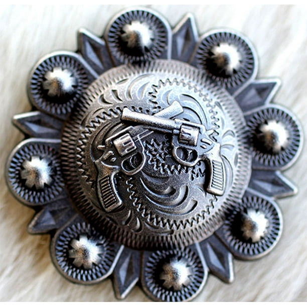 4 Conchos Rhinestone Horse Saddle Western Bridle Barrel Co507 - Walmart.com