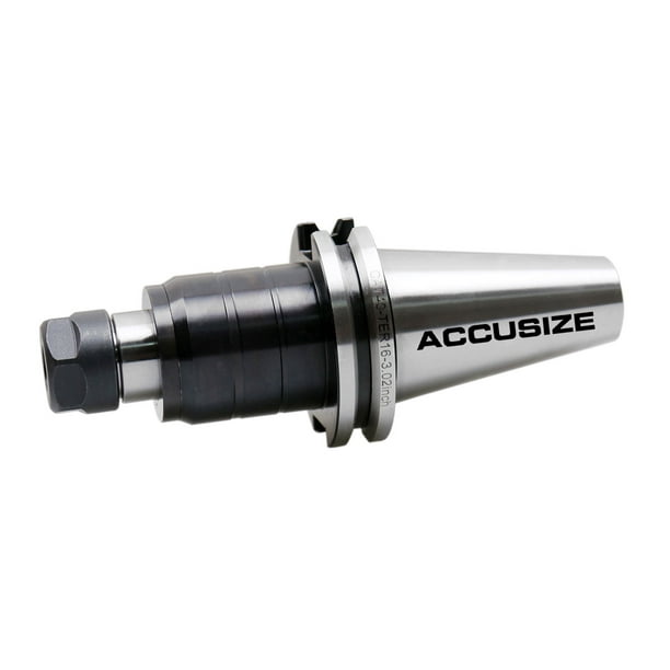 Accusize Cat40 to Er16 Premium Floating Tap Collet Chuck, 5/8''-11 Rear ...