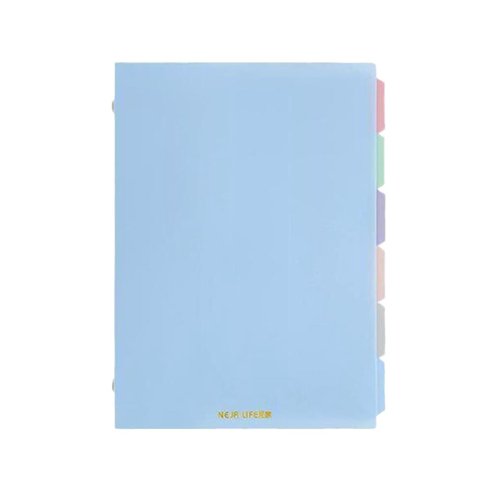 Libreta A5 EZLIFE con clip extraíble y líneas colores pastel material ...