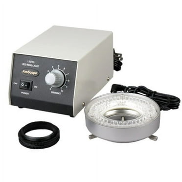 AmScope 144-LED Microscope Ring Light with Adapter New - Walmart.com