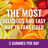 Fiber Advance Plant Based Prebiotic Fiber Supplement Gummies, Natural ...