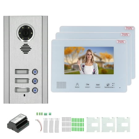 Dual-Way Door Intercom, Visual Intercom Door Phone For Villa For Video ...