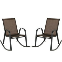 Gymax Patio Loveseat Glider Rocking Bench, Outdoor Lawn Porch Double ...