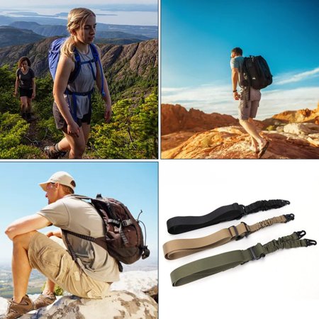 Single Point Tactical Rifle Shoulder Strap Adjustable Military Nylon ...