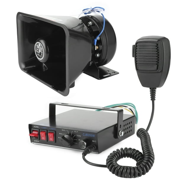 Warning Siren,Car PA System Warning Fire Megaphone Fire Speaker Multi ...