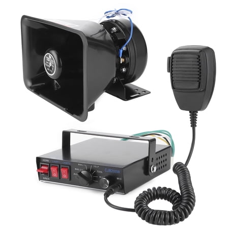 Warning Siren,Car PA System Warning Fire Megaphone Fire Speaker Multi ...