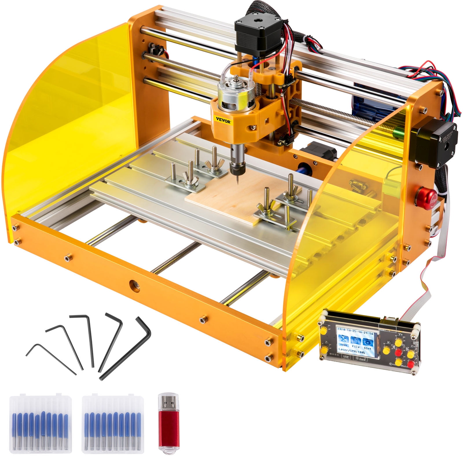 Die Cutting Machine Machine 3018 Blue All-Aluminum With Emergency-Stop ...