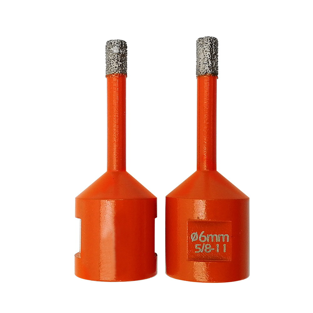 Dry Diamond Drill Bits 2pcs 1/4" with Quick Change Hex Shank for ...
