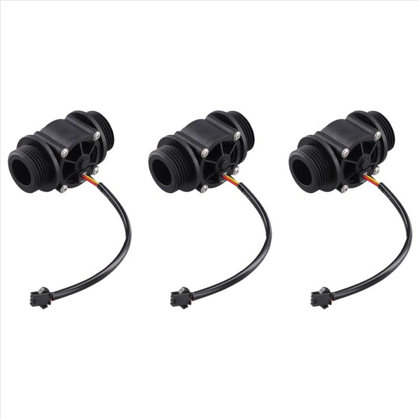 3X DN25 FS400A G1pulgada Sensor de Flujo de Agua Medidor de Flujo Hall ...
