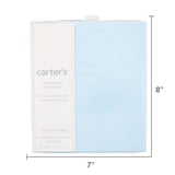 Carter's 100% Cotton Knit Fitted Crib Sheet - Blue - Walmart.com
