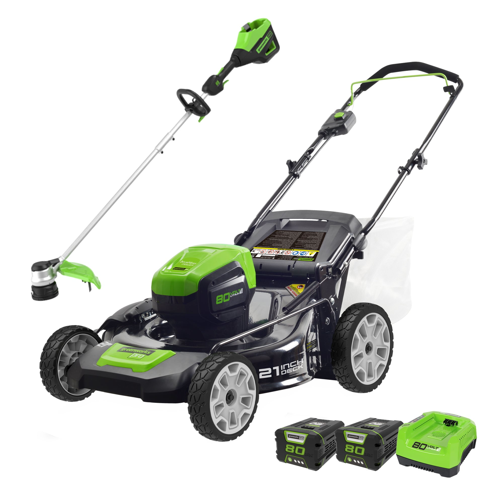Click here for Greenworks Pro 80v 21-Inch Push Mower + 16-Inch St... prices