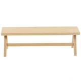 2 Count Doll House Mini Bench Model Table and Chair Furniture Ornaments ...
