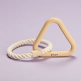 Peps Pet Toy Natural Rubber Triangle w/Cotton Rope (Small Size) Tan ...