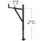 Apex No-Drill Steel Ladder Rack with Adjustable Clamps for Truck ...