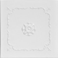 23 3/4"W x 23 3/4"H x 1 5/8"P Classic Square Ceiling Tile - Walmart.com