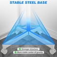Mobile TV Stand for 23-65 Inch LCD LED Flat/Curved Panel Screen TVs up ...