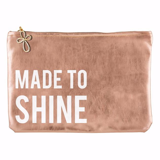 CB Gift 139241 Made to Shine Metallic Pouch - 10 x 7 in.Pack of 2 ...