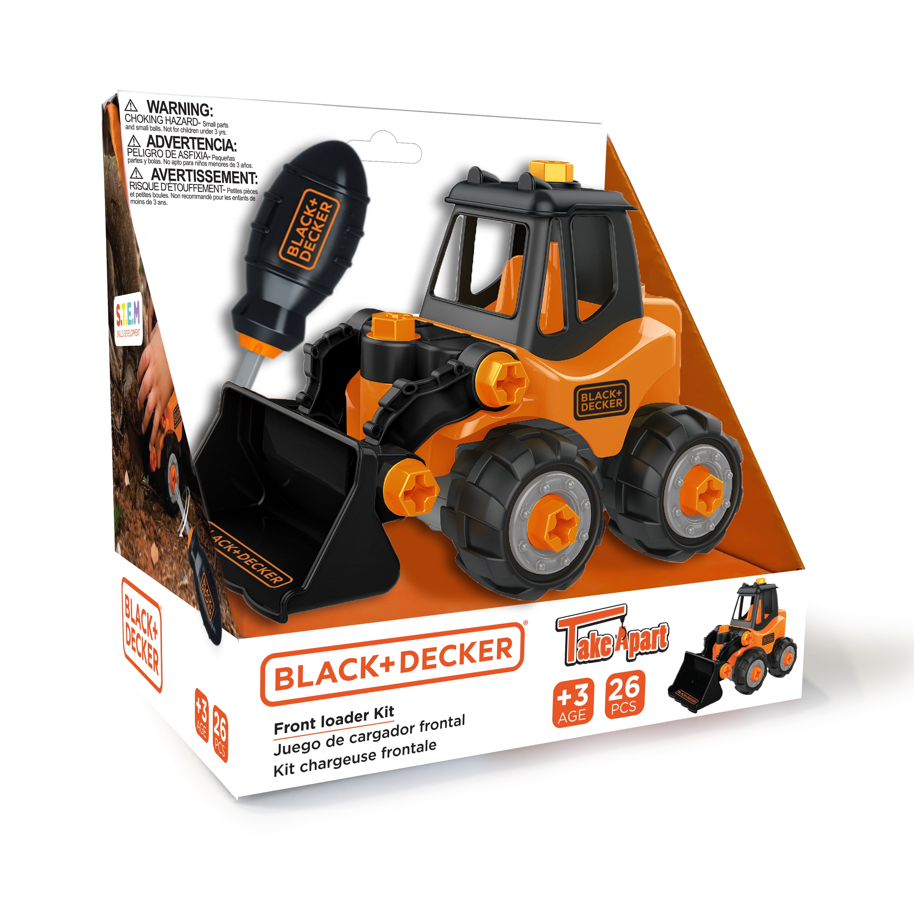 Camión Carga Frontal Construcción Black+decker Take Apart | Walmart en ...