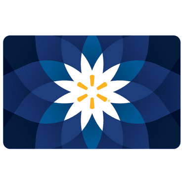 Basic Blue Yellow Spark Walmart Gift Card - Walmart.com