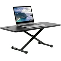 Rocelco 19" Portable Desk Riser, Height Adjustable Travel Standing Desk ...