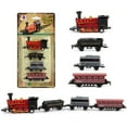 Mini Train Toy Die-Cast Pull Back Steam Train Model Set Assorted Styles ...