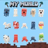 Magnetic Building Block Magnet Cube Mine World Set for Boy Girl Kid Age ...