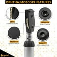 Cynamed 2-in-1 Ear Scope Set - Otoscope for Ear, Nose & Eye Examination ...