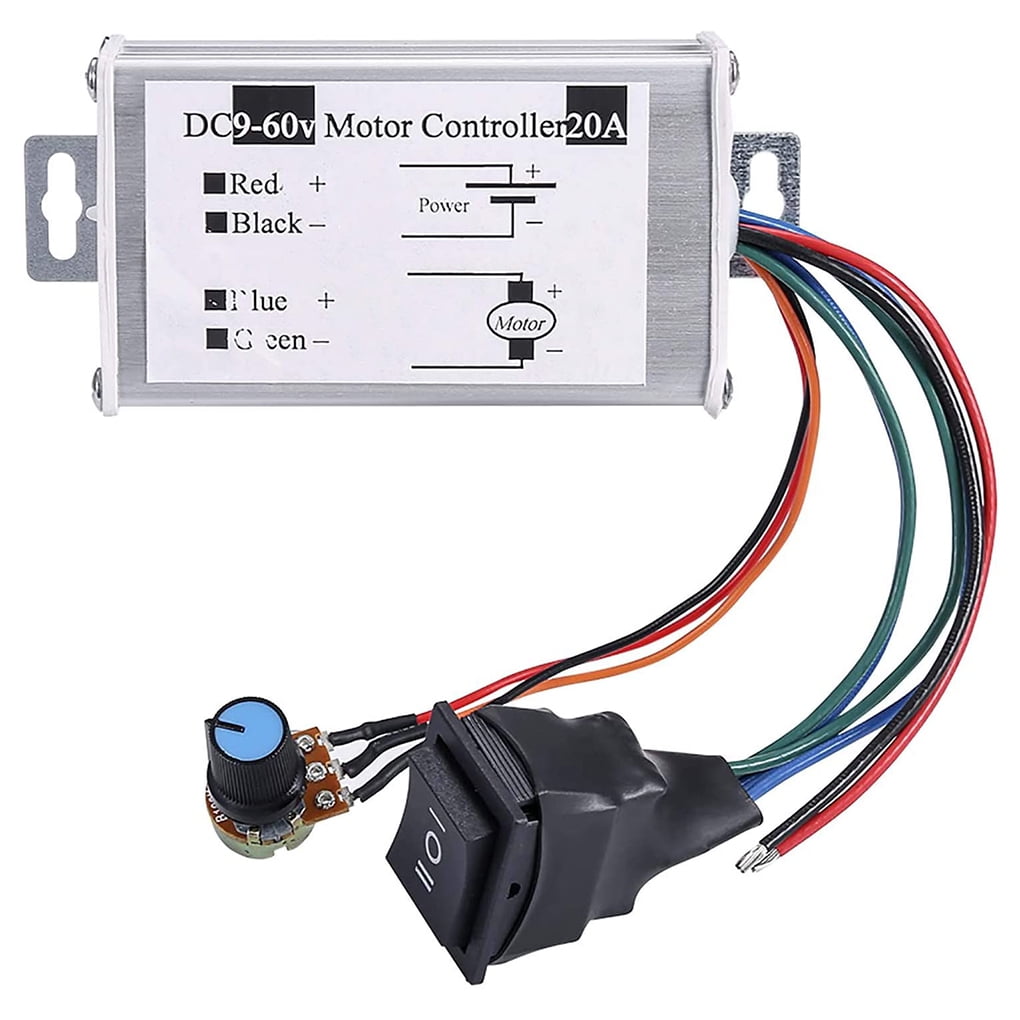 Linyer DC Motor Speed Controller Reversible PWM Switch Clockwise ...