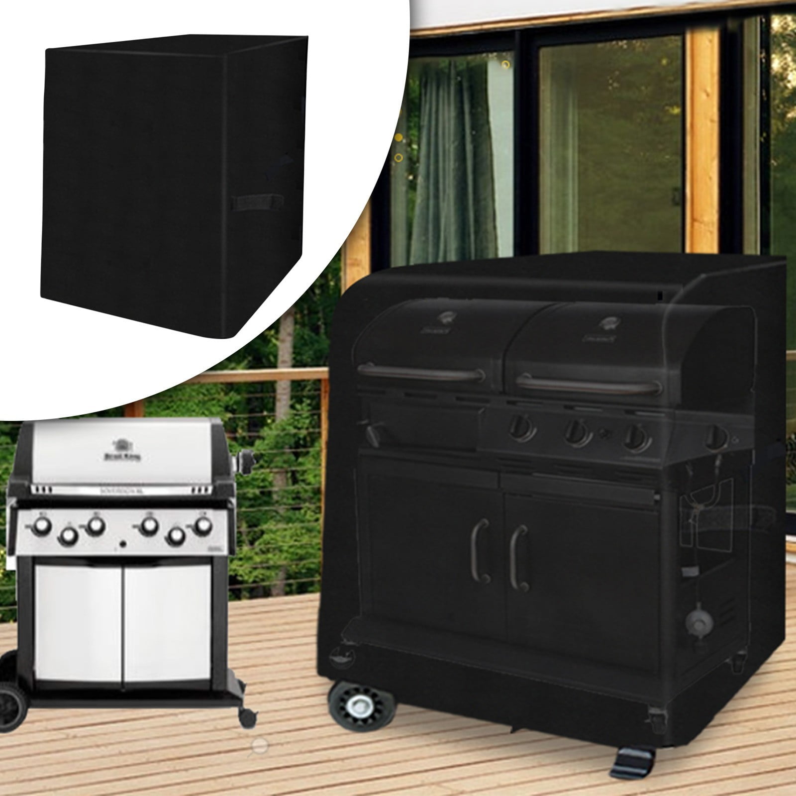 Fridja Heavy Duty BBQ Cover Waterproof Barbacue Gas Grill Protector ...