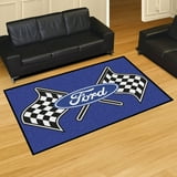 Ford Flags 5'x8' Rug - Blue - Walmart.com