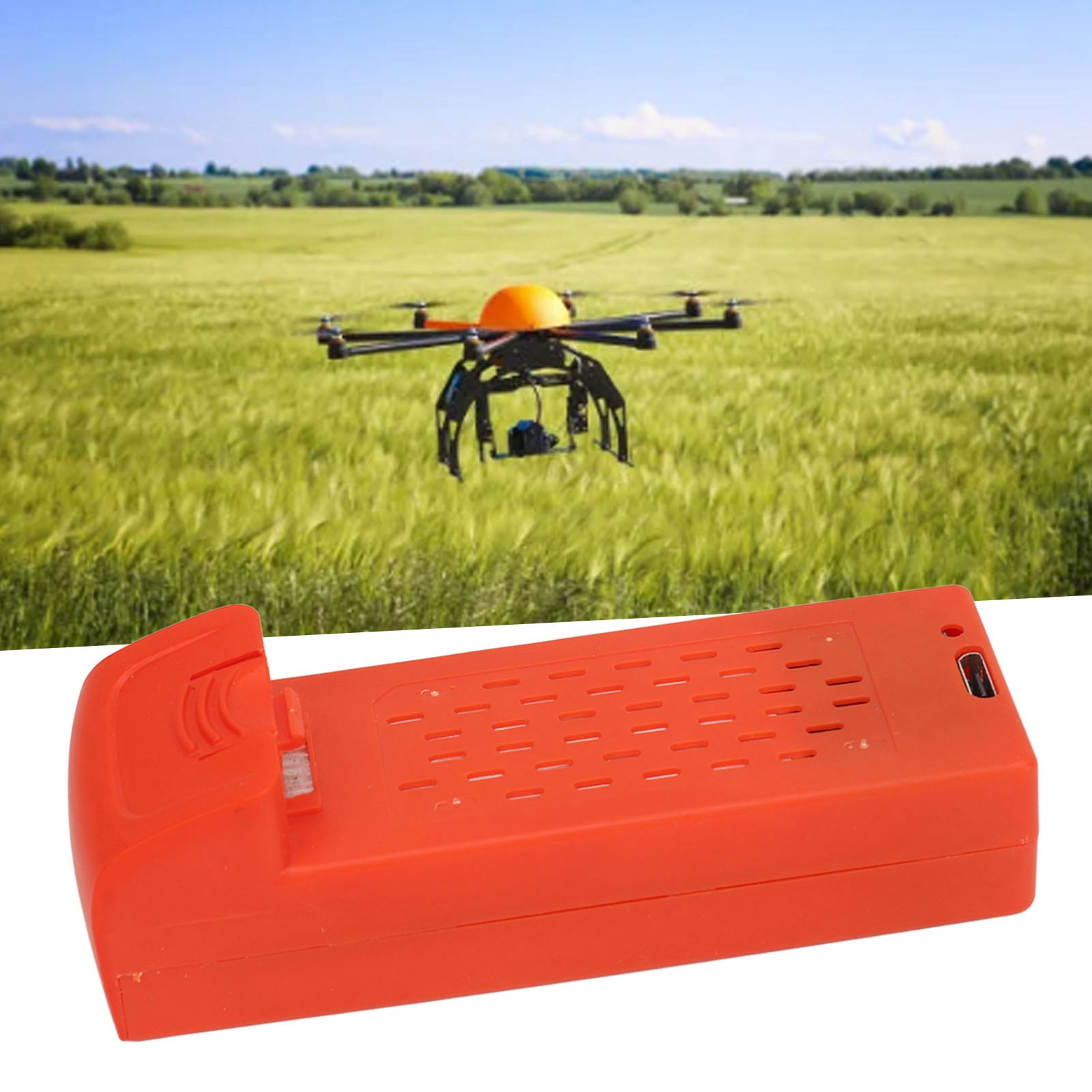 Drone Li Ion Battery, 7.4v Replacement Battery for UAV for L500 Grey ...