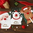 Vintage Kraft Paper Christmas Greeting Card Blessing Gift Card With ...