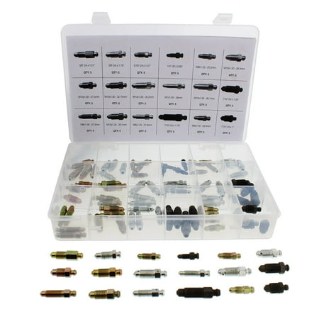 ABN Brake Caliper & Wheel Cylinder Bleeder Screw 90-Piece Assortment ...