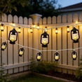 8.5Ft Black Mini Kerosene String Lights Outdoor, Summer Beach Themed ...