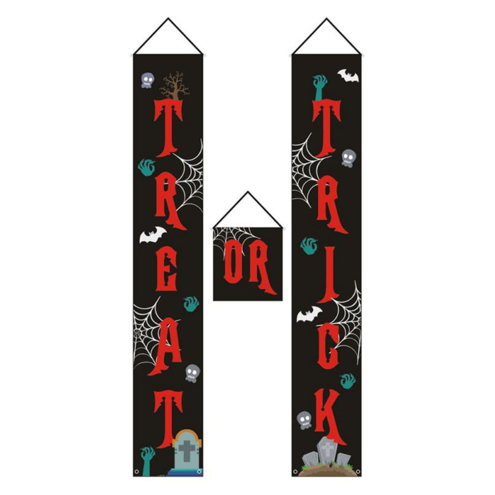 AVAIL Halloween Banner Decorations for Outdoor, Trick Or Treat Large ...