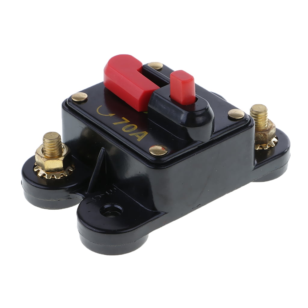 Waterproof Car Circuit Breaker Current Amp 12V 24V DC with Manual Reset ...