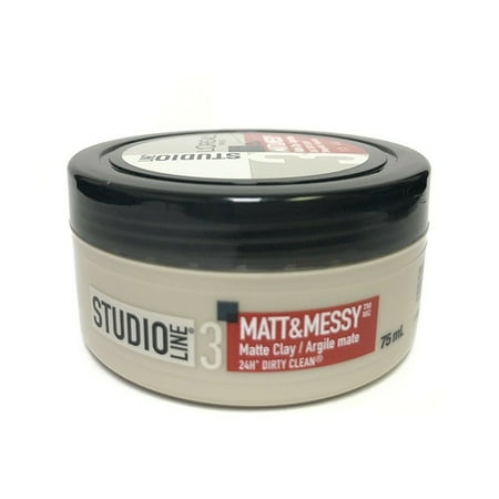 L'Oreal Studio Line Matt & Messy Matte Clay, Strong Hold, 75 ml ...