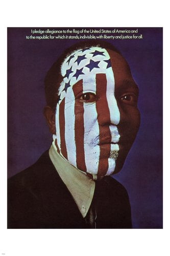 Civil Rights Era Poster Usa 1968 20x30 Stripes Political Statement ...