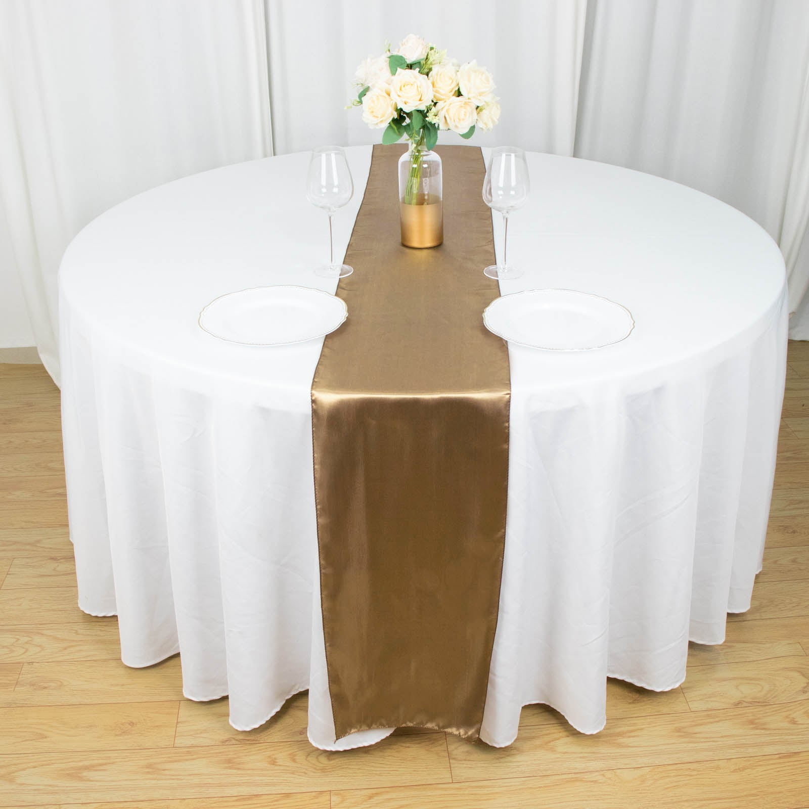 Efavormart Premium SATIN Table Top Runner For Weddings Birthday Party ...