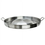 22" Round Stainless Steel Concave Comal Bola Taco Grill Pan Frying Wok ...
