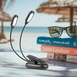 GLORIOUS-LITE 10 LED USB & Battery Powered Book Light with Flexible ...