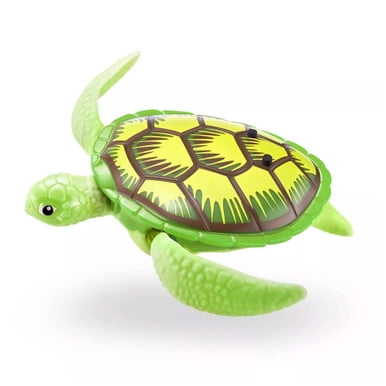 Robo Turtle Robotic Swimming Turtle Toy Green 3" | Walmart Canada