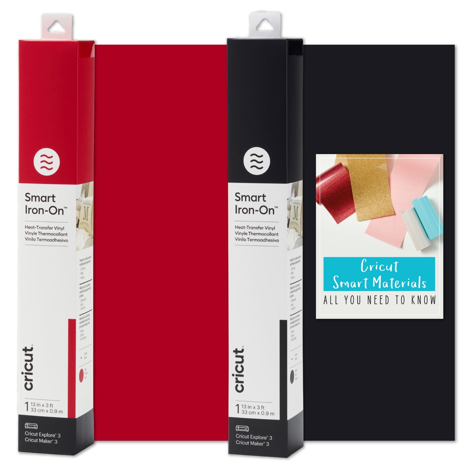 Cricut Smart Iron On HTV Black And Red Bundle Walmart cricut-smart-iron-on-htv-black-and-red-bundle-walmart