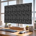 Black White Striped TV Dust Cover,Stretchable TV Screen Desktop ...