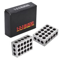 WEN 3 x 2 x 1-Inch Steel-Hardened Precision 123 Blocks, Two Pack ...