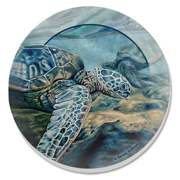 Thirstystone "Kokopelli" Round 4-Pack Absorbent Stone Coasters ...