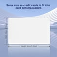 CR80 Card Reader Cleaning Cards, 50PCS Dual Side Card Reader Cleaner ...