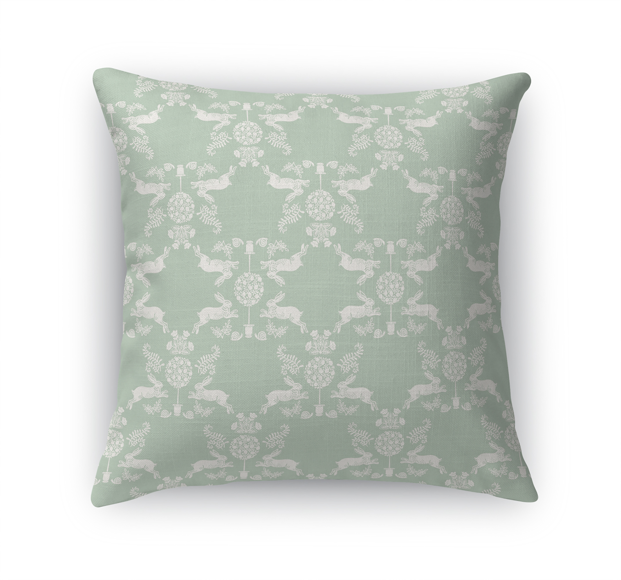 BUNNY HOP PATTERN SAGE Accent Pillow By Kavka Designs - Walmart.com