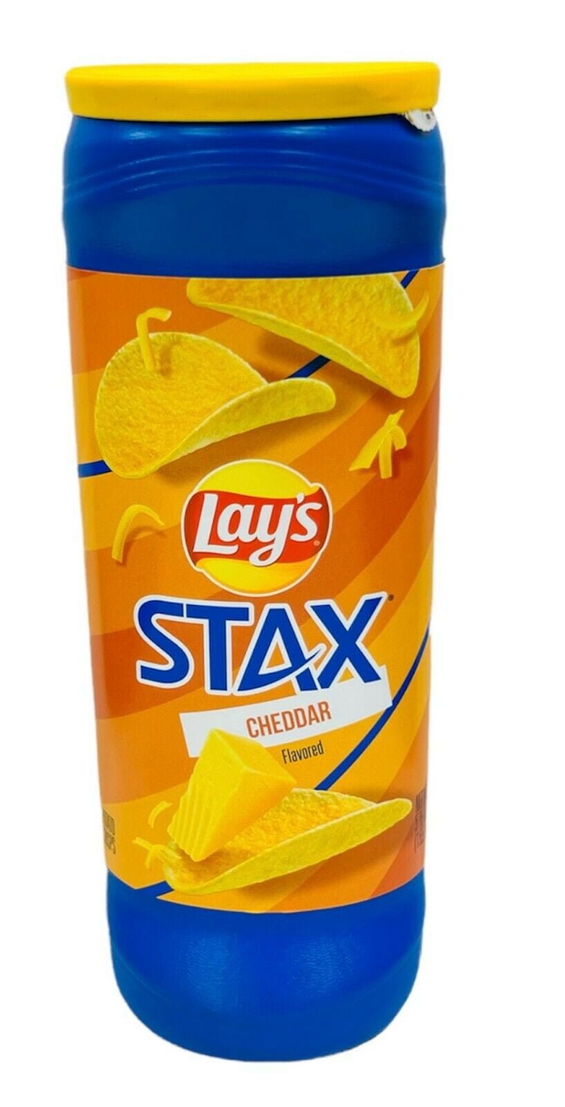 Lay's Stax Cheddar Potato Crisps 5.5 oz (2 pack) - Walmart.com